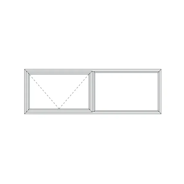 Aluminium Top Hung Window 1790 x 590 (PT18/6)